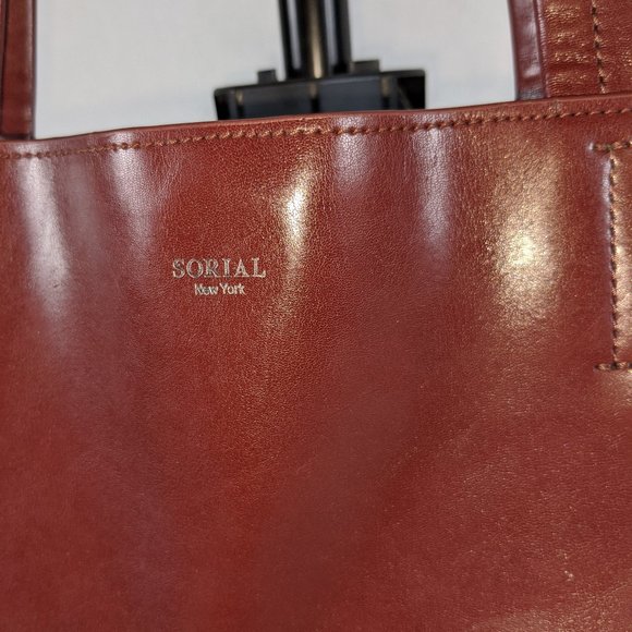 Sorial | Bags | Sorial New York Vegan Leather Expandable Tote Bag ...
